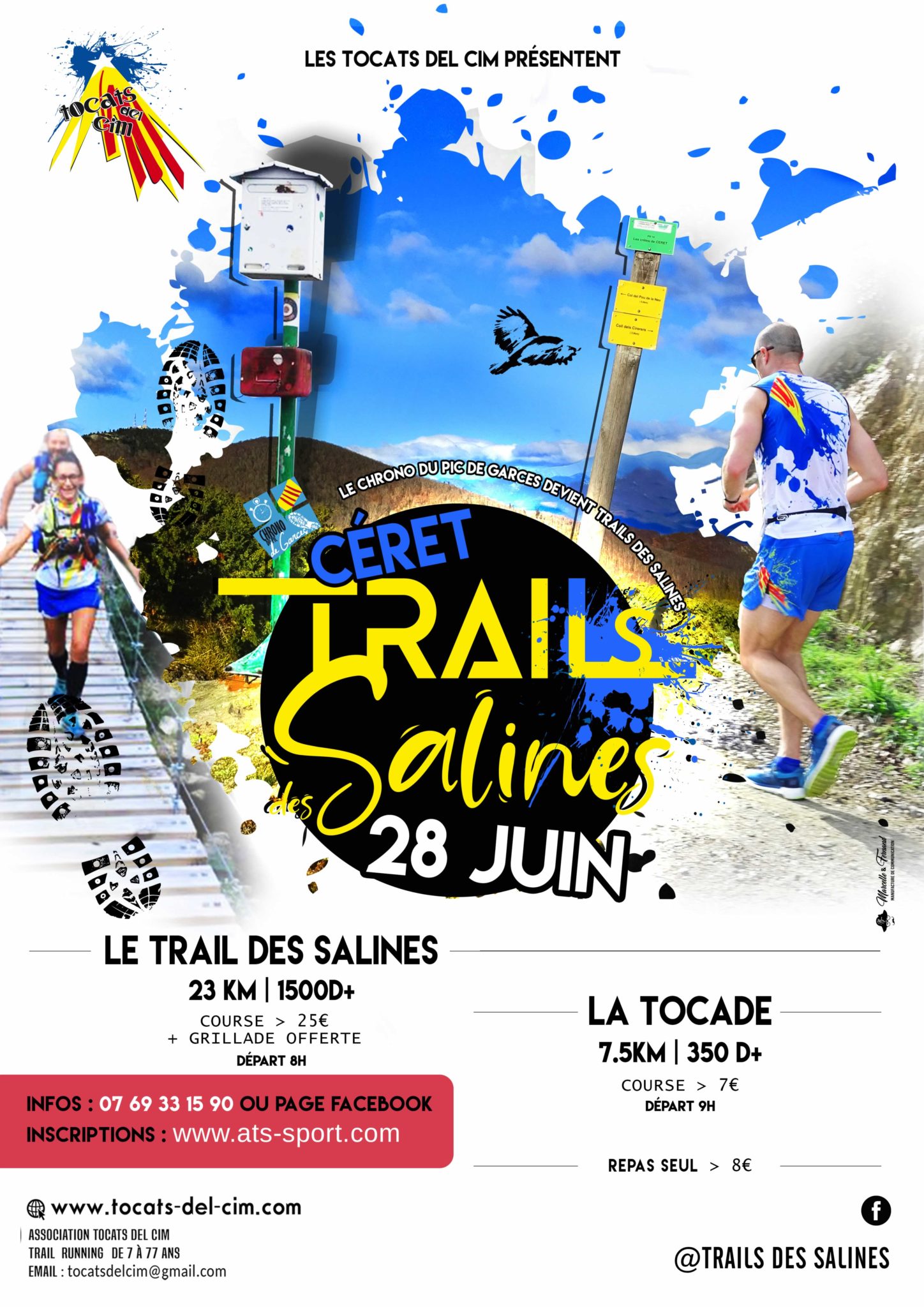 Trail des salines – Ceret – 2022 – TrouveTaSortie